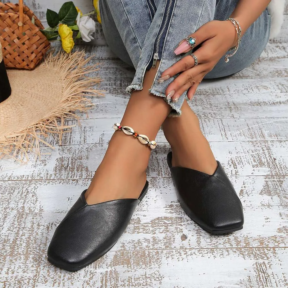 Women's Summer Slippers - Plus Size Fashionable Slides, Breathable Mesh ...