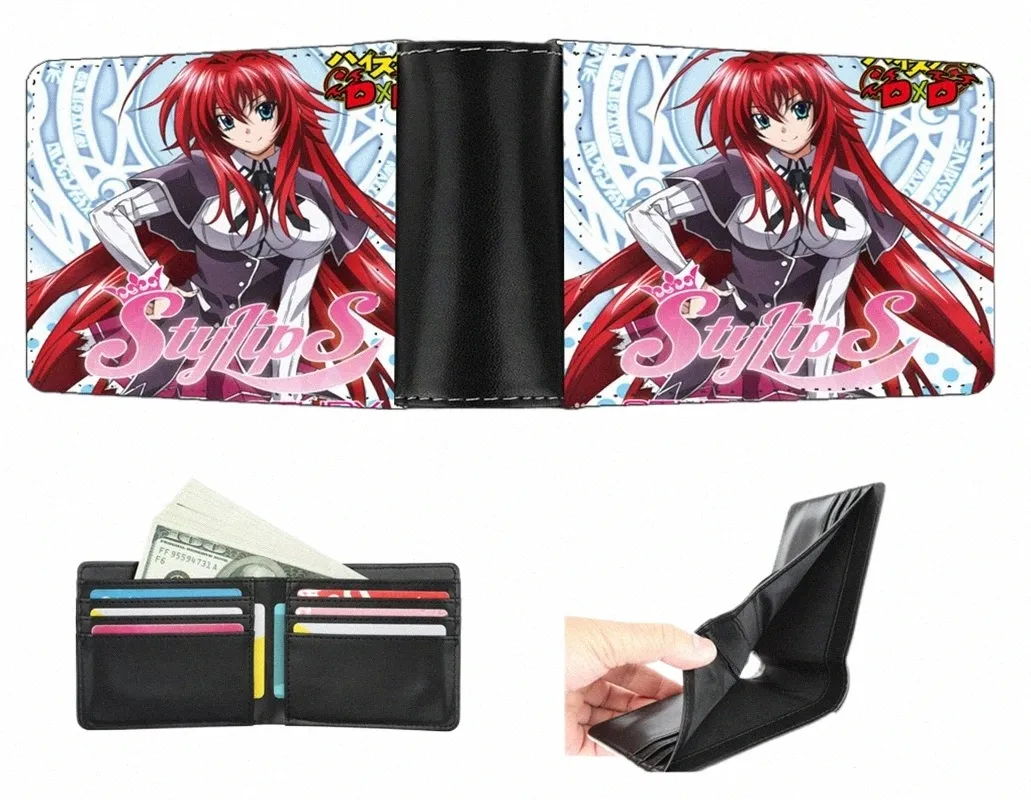 DHgate.com:High School DxD: Stylish PU Leather Short Wallet for Men and ...