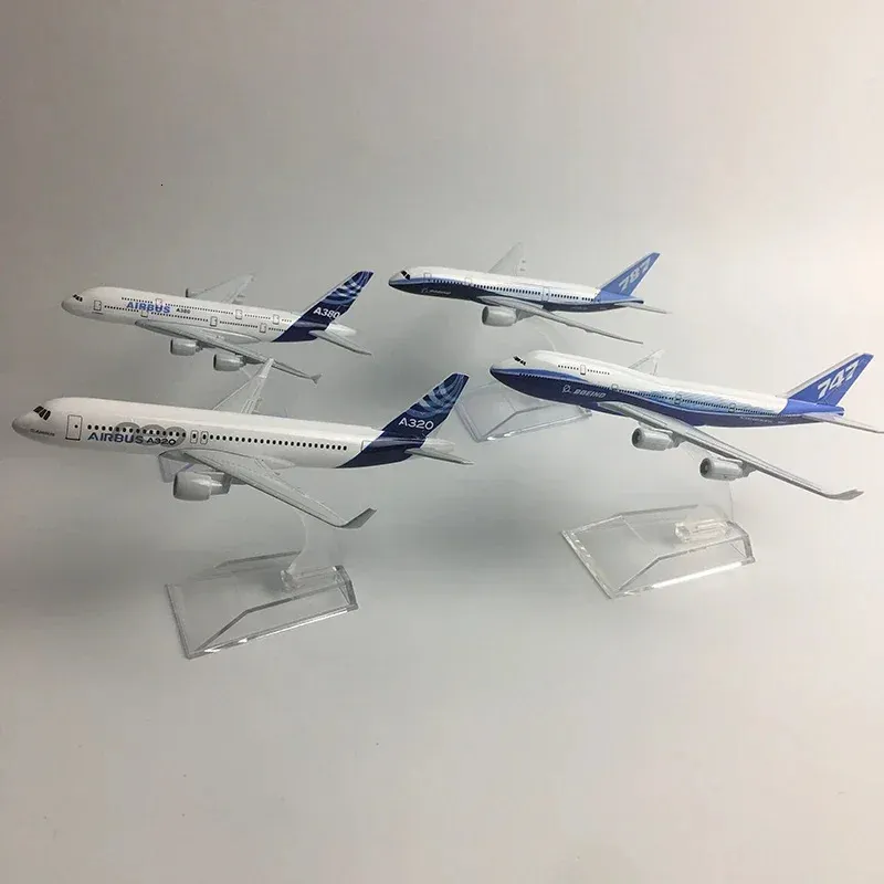 Diecast Boeing 747 Airplane Model Original Model 1:400 Full Scale Toy ...