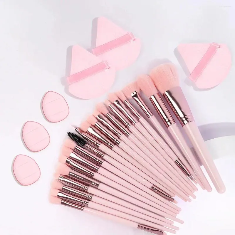 Makeup Brushes, MAANGE Pink Kabuki Foundation Powder Concealer ...