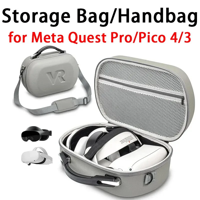Quest Pro 2 VR Headset Hard Shell Protective Travel Carrying Case for ...