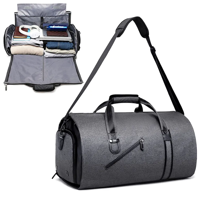 Large Capacity Travel Duffle Bag: Suit & Shoe Storage, Waterproof ...