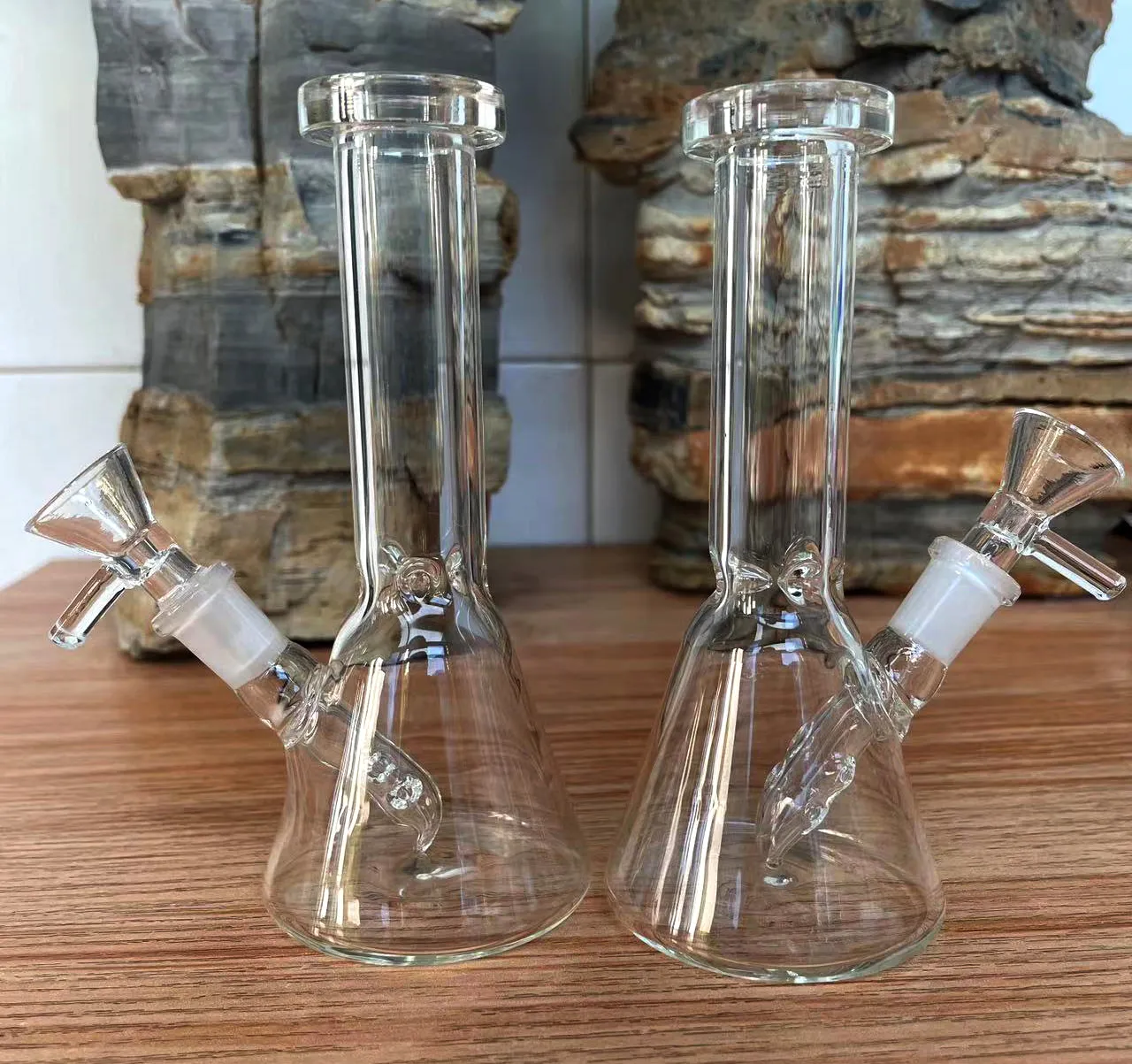 Glass Bong 5.3 Inch Hookahs 5mm Thick Water Pipe Bowl Beecomb ...