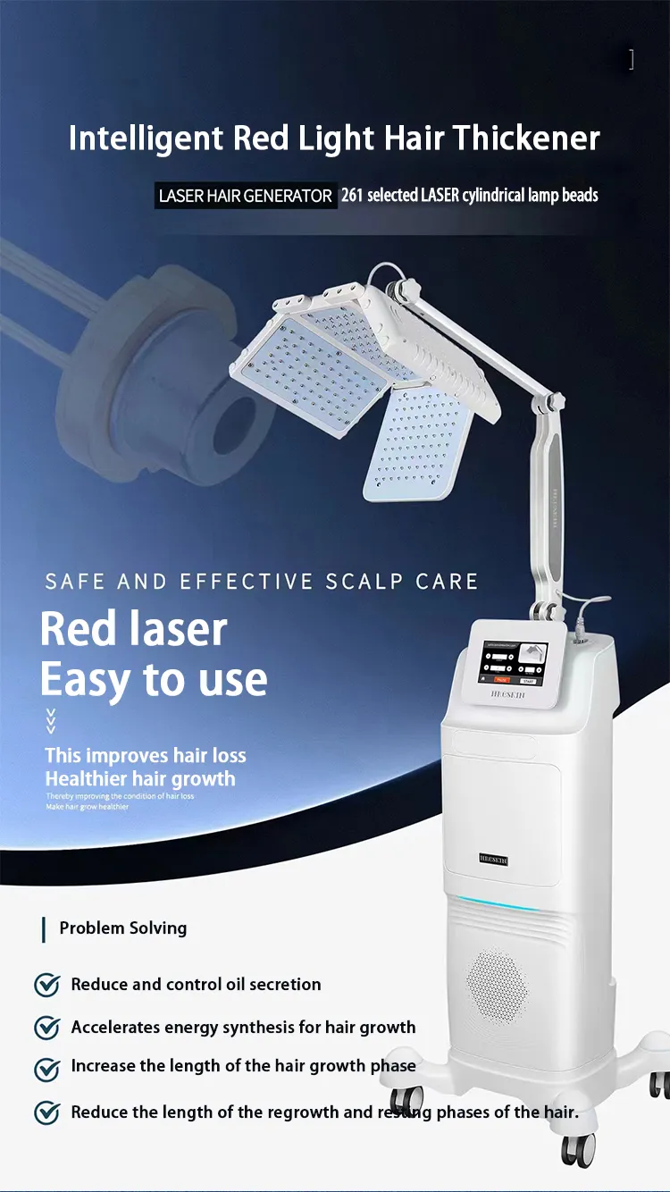 Intelligent Diode Laser 650nm Hair Growth Instrument Non Invasive LLLT ...