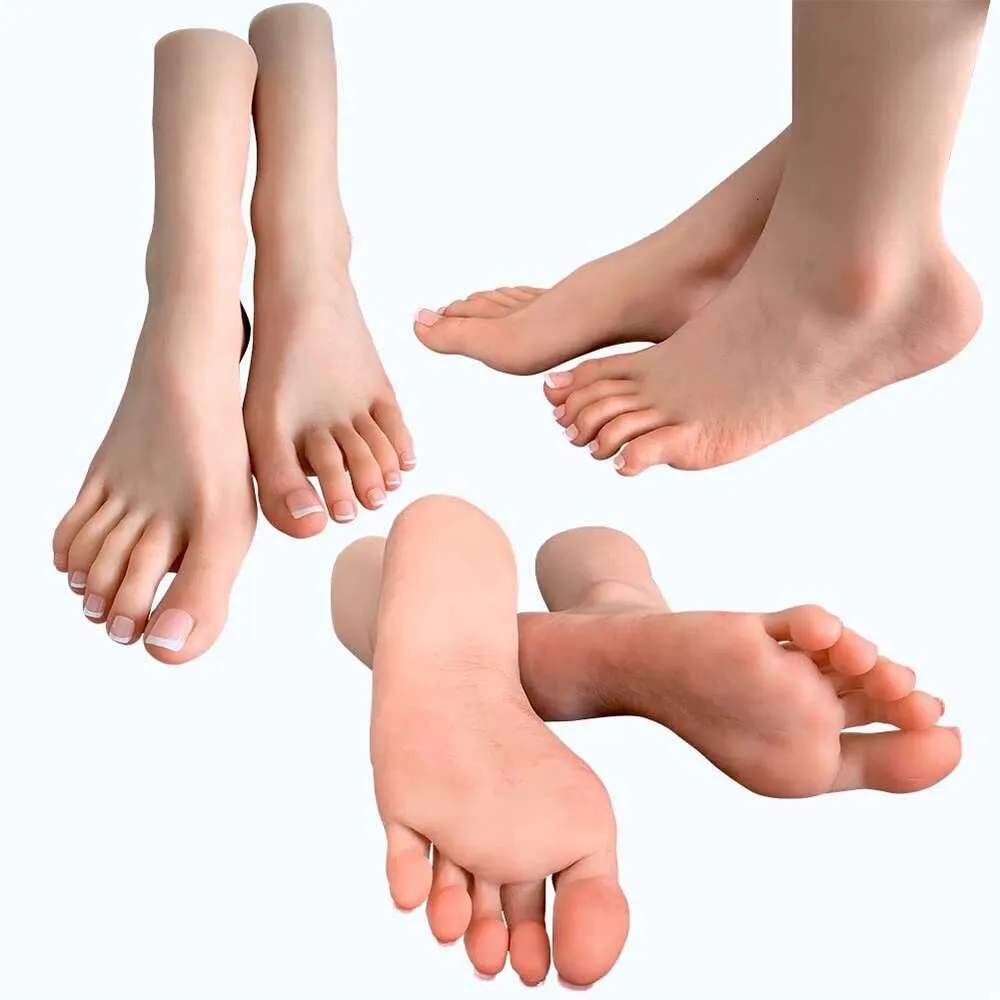 Lifelike Silicone Female Foot Model Display For Jewelry, Sandals, Socks ...