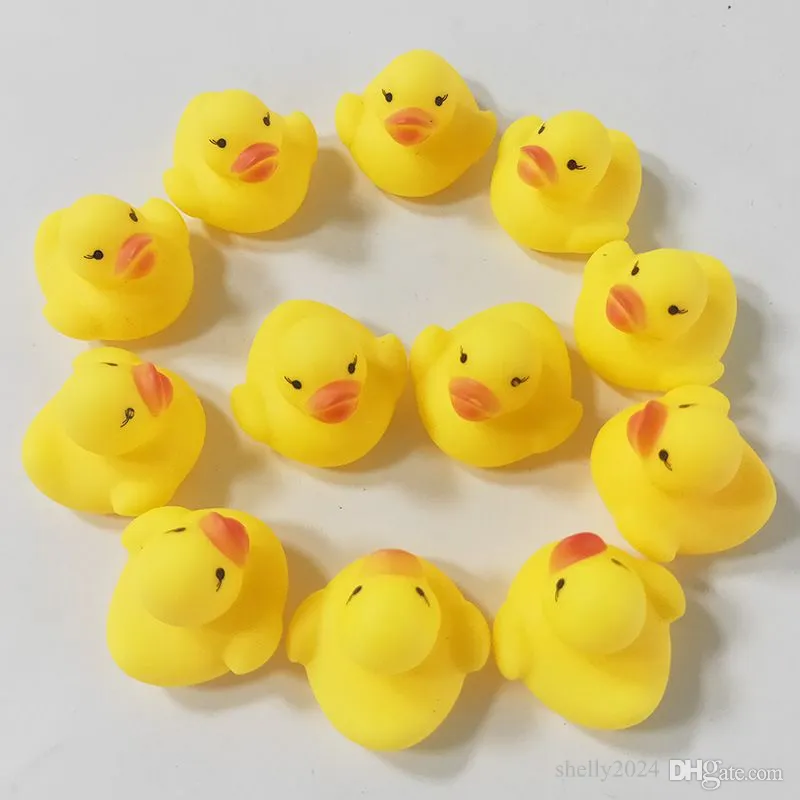 Baby Bath Time Fun: Set of 6 Floating Yellow Rubber Duckies for Kids ...