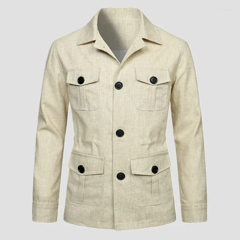 DHgate.com:Stylish Mens Safari Jacket Linen Coat Retro DHgate.com:Stylish Mens Safari Jacket Linen Coat Retro