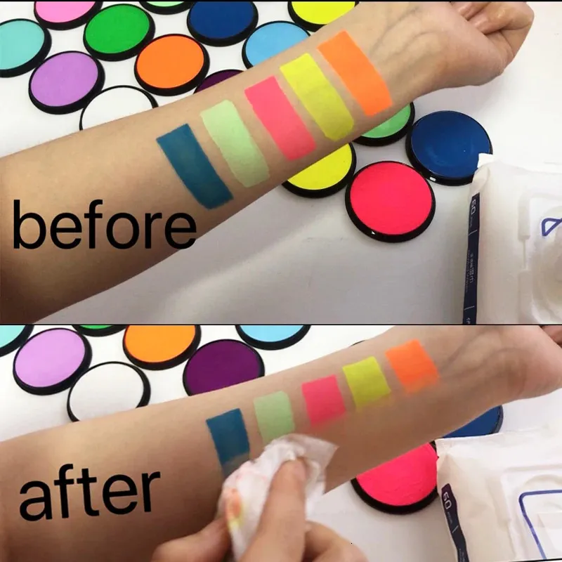 Professional 20g water-soluble fluorescent pigment body paint for ...