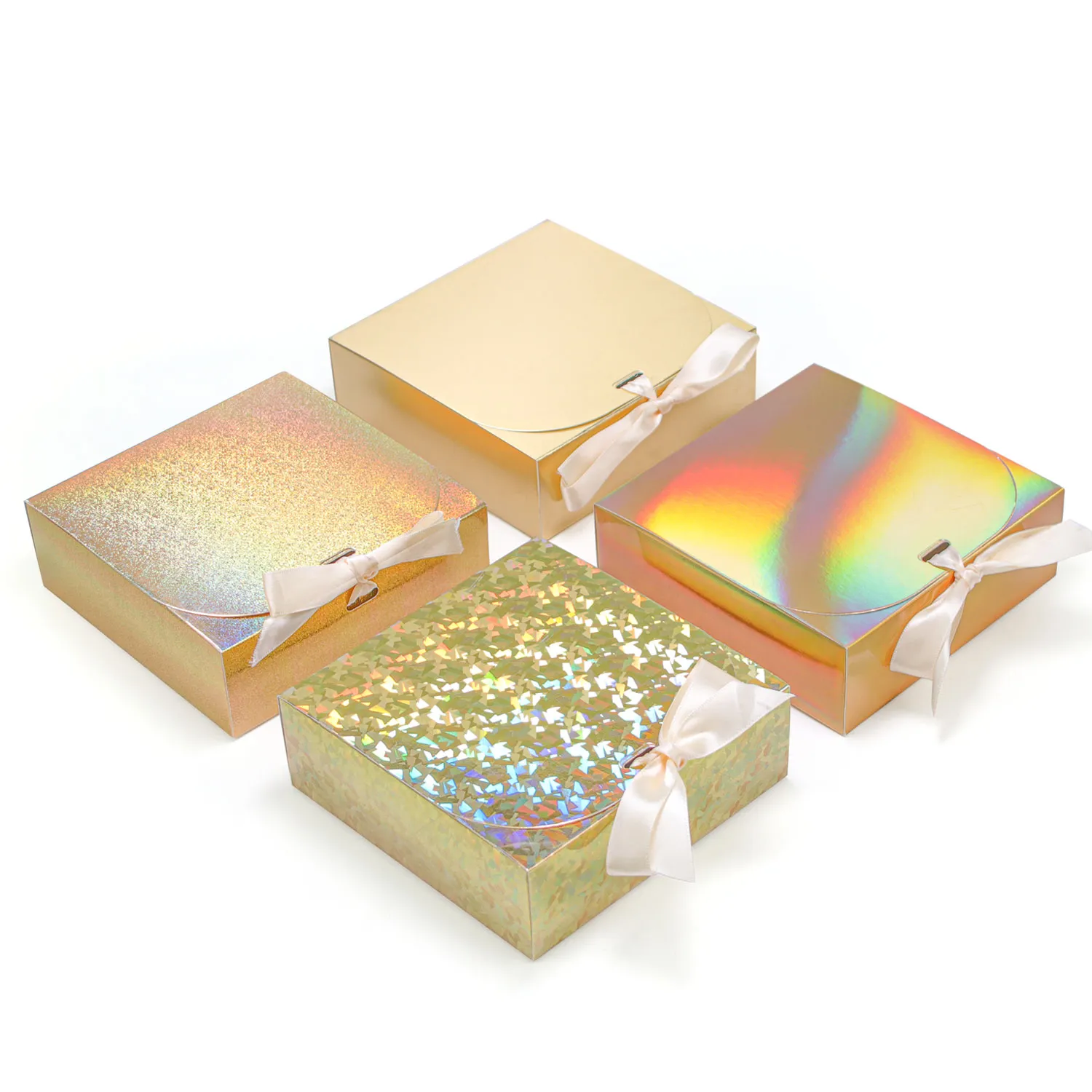 Sturdy Paper Gift Boxes with Lids - Set of 5/10, Perfect for Parties ...