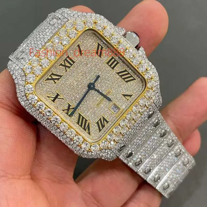 DHgate.com:Moissanite Diamond Luxury Watch: Gold & Silver Plated for ...