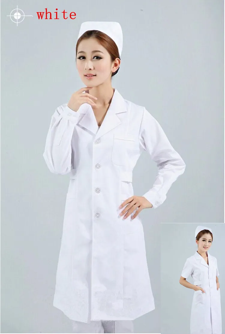 Professional Medical Coat for Women - Polyester Lab Coat for Nurses ...