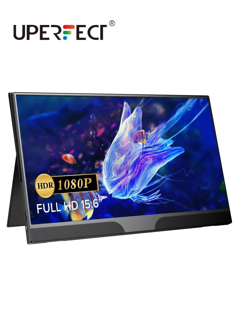 UPERFECT 15.6 Inch Computer Monitor: IPS HDR 100% SRGB FHD Eye Care ...