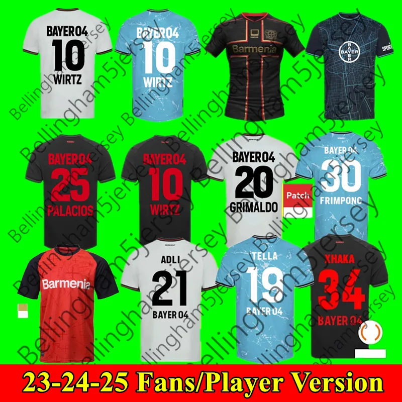 Camisetas De Fútbol Bayer 04 Leverkusen WIRTZ BONIFACE HINCAPIE HOFMANN TAPSOBA SCHICK PALACIOS ...