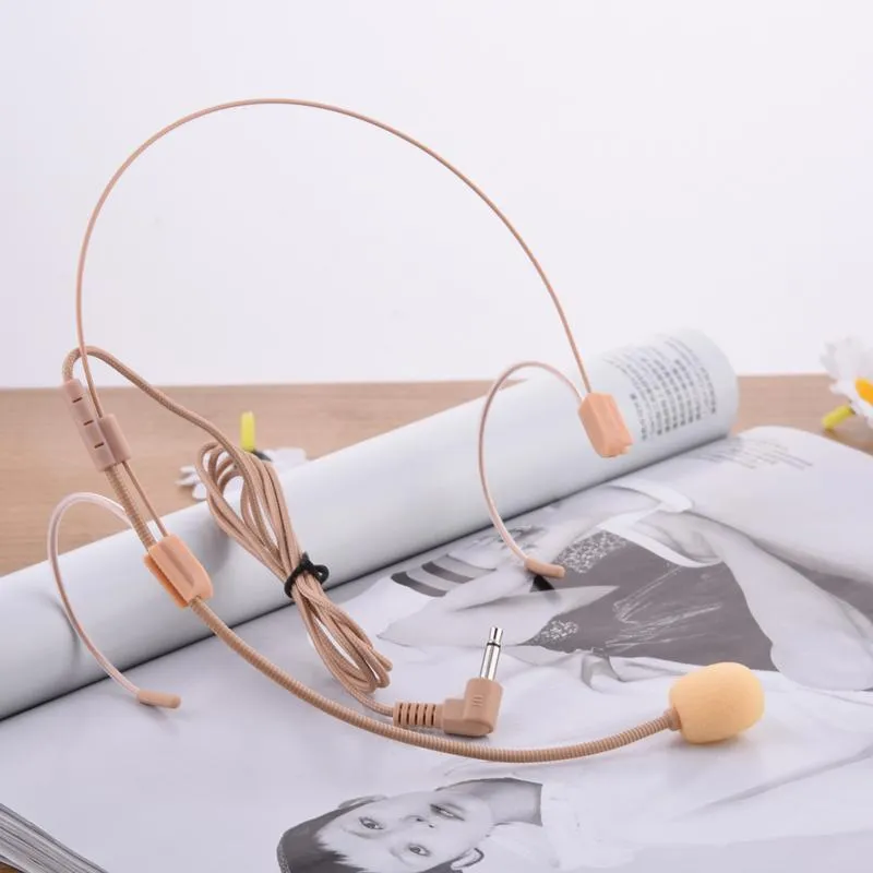DHgate.com:Professional Dual Nude Skin Tone Headset Microphone - Wired ...