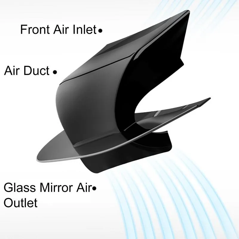 2-Pack Universal Car Side Rear View Mirror Rain Visors Guards, Smoke ...
