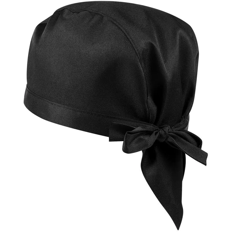 BESTOMZ Pirate Chef Hats Black Restaurant Cook Work Hat For Bakery, BBQ ...