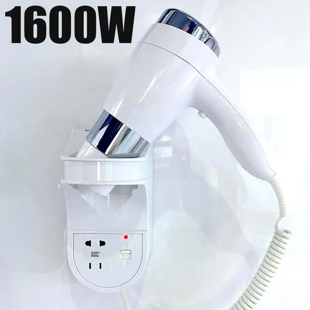 DHgate.com:1600W Powerful Wall-Mountable Hotel Hair Dryer, Strong Wind ...