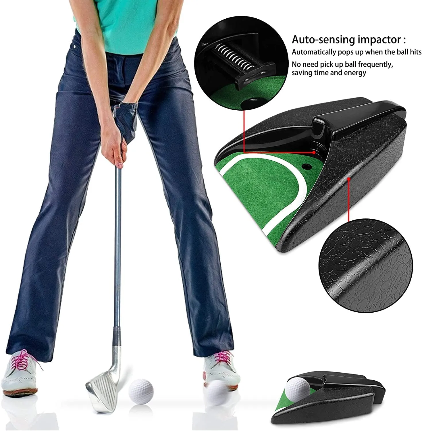 Automatic golf putting cup for Golf Ball Training - Putting Practice ...