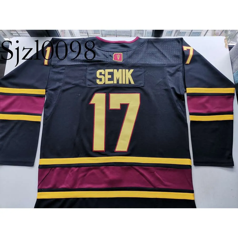 SJ98 Hockey Jerseys Physical Photos Jacob Semik Men Youth Women High ...