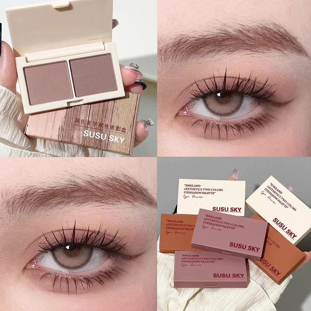 Korean Professionals Two Color Eyeshadow Palette Pearlescent, Matte ...