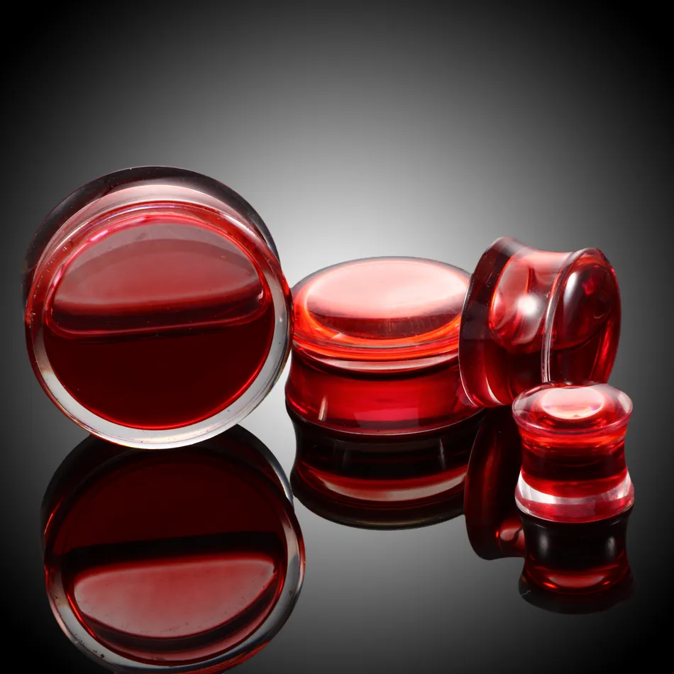 8-25MM Acrylic Double Flared Ear Plugs Gauge Earring Expander Piercing ...
