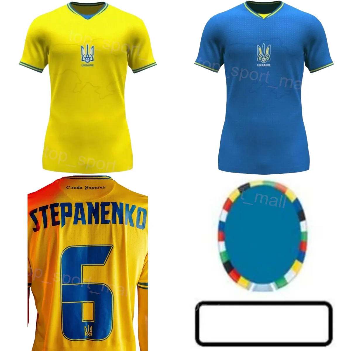 Ukraine National Football Team Jersey 24/25 Lunin,... From Top_sport ...