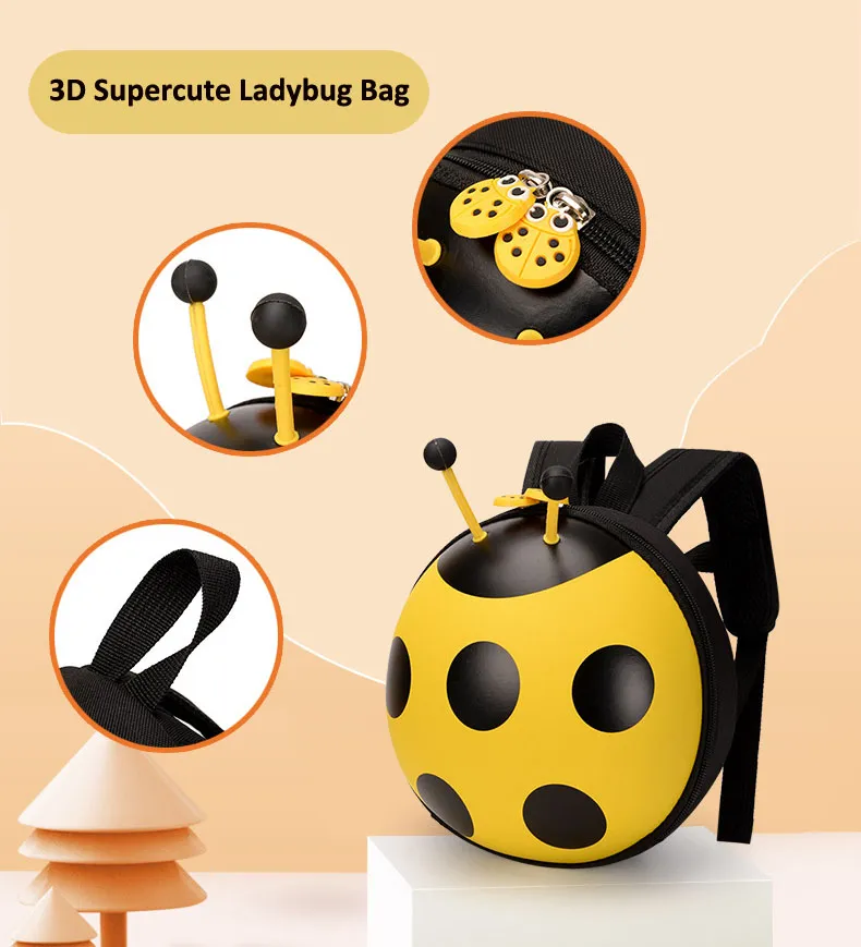 Leash Resistant Ladybug Kindergarten Littlelife Backpack For Infants 1 ...