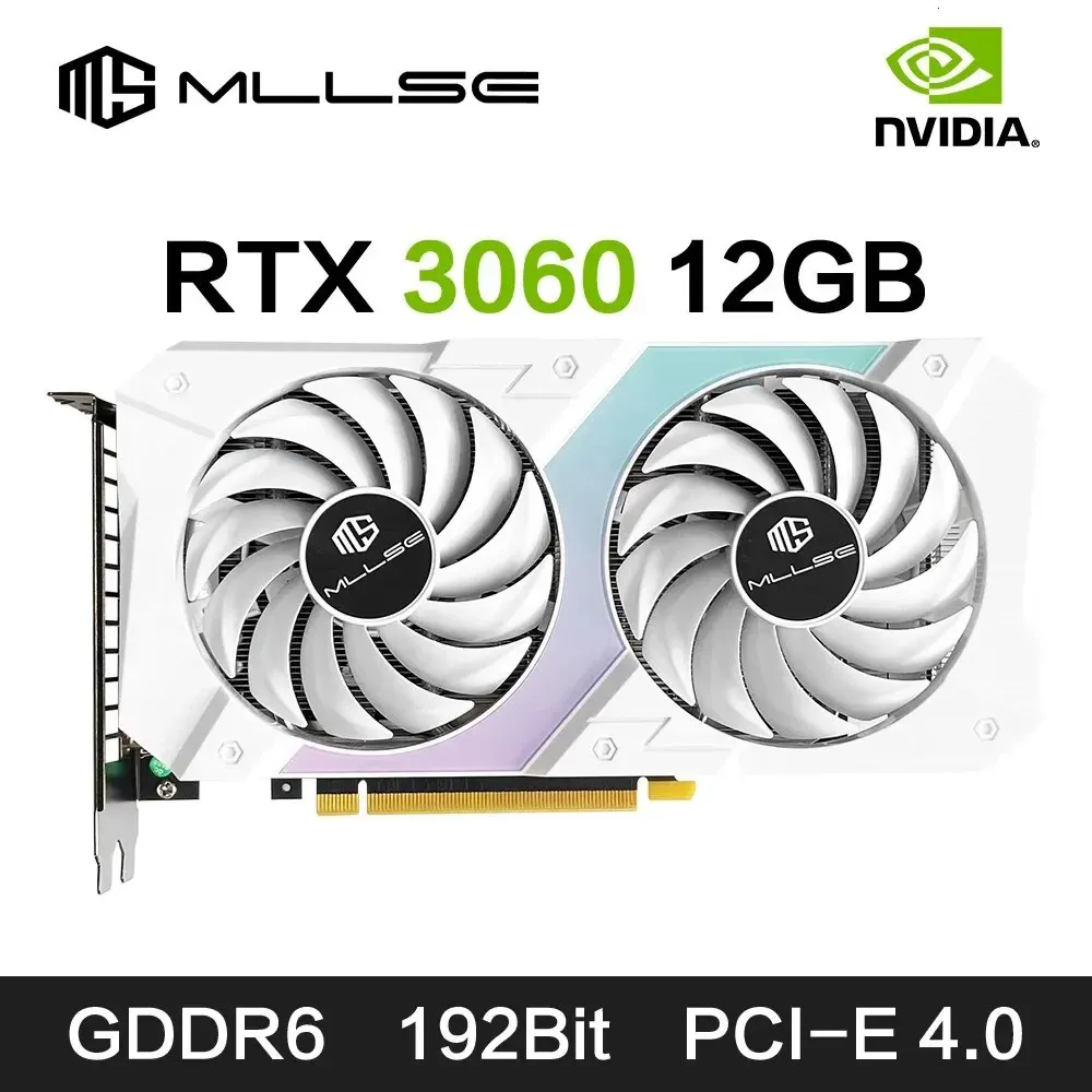 DHgate.com:MLLSE RTX 3060 Graphics Card, 12GB GDDR6, 192-Bit PCI Express 4.0 x16, 8Pin, GPU Rtx ...