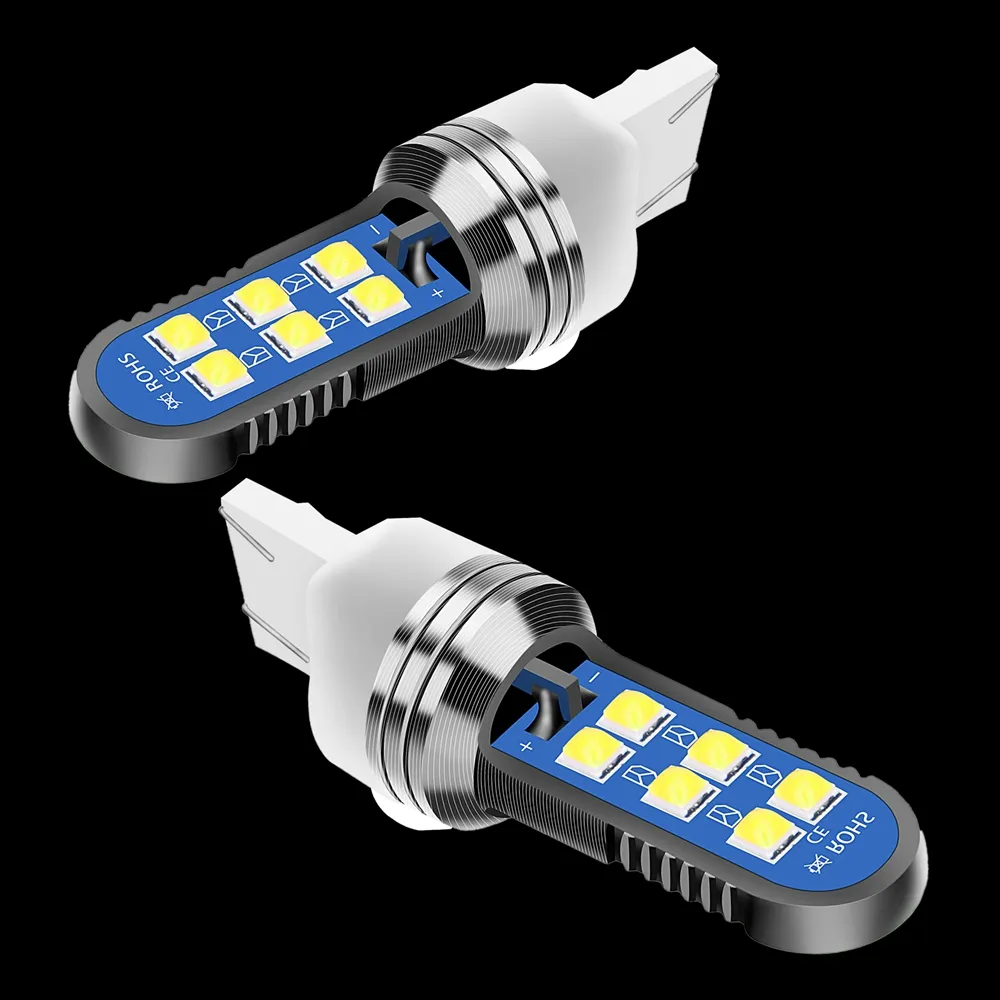 2-Pack T20 7443 7440 LED Bulbs, Super Bright Brake Light Bulbs, 12V-24V ...