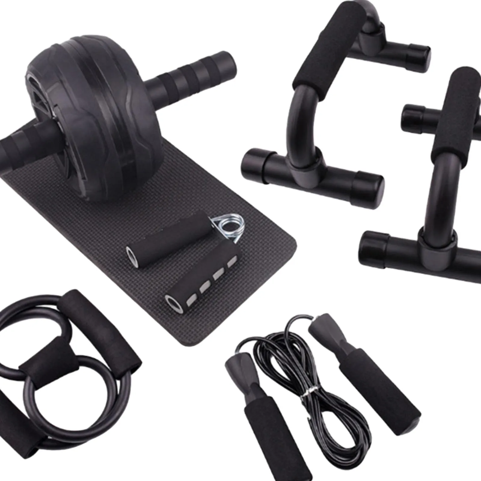 Wheel Abdominal Exercise Equipment for Men and Women with Jump Rope ...