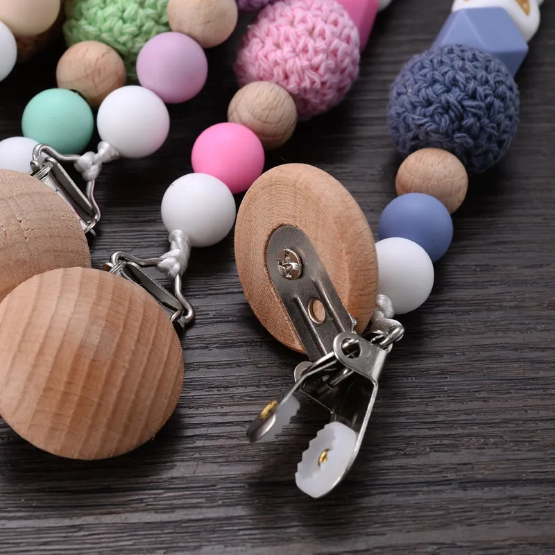 DHgate.com:Custom Handmade Silicone Gold Name Pacifier Clip Soother ...