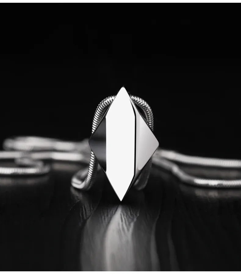 Male Pendant Necklace with 45/50/55 cm Tungsten Carbide Chain and ...