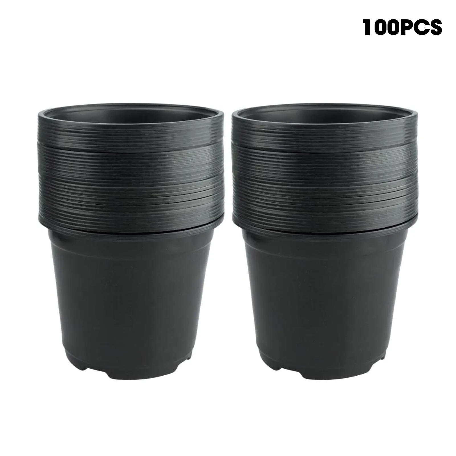 DHgate.com:100 Pack Plastic Plant Pots, 10cm Nursery Pots, Seed ...