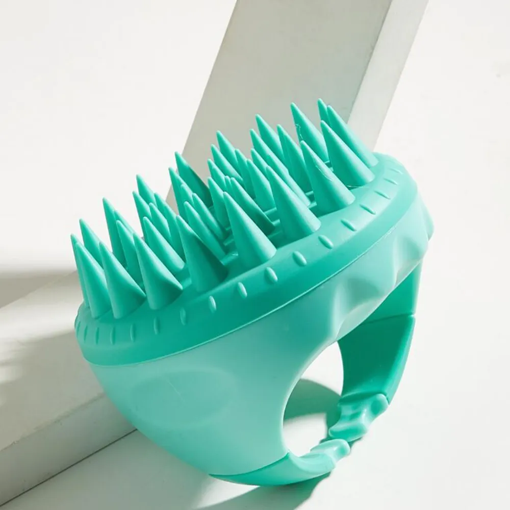 DHgate.com:Soft Silicone Scalp Massage Brush for Shampooing, Bathing ...