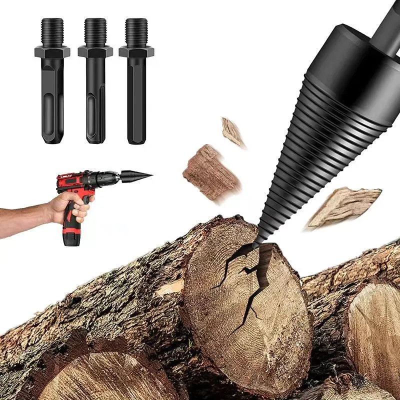 Woodworking Drill Bit Set 32 42 50mm Firewood Splitter Round Hex Square Shank Wood Cone Reamer Punch Driver Step Drill Bit For Easy Splitting And Precise Drilling From Homepro19 31.55 DHgate.Com