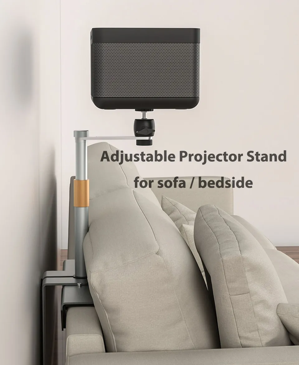 Projector Screen and Stand Adjustable Aluminum Alloy Projector Mount ...