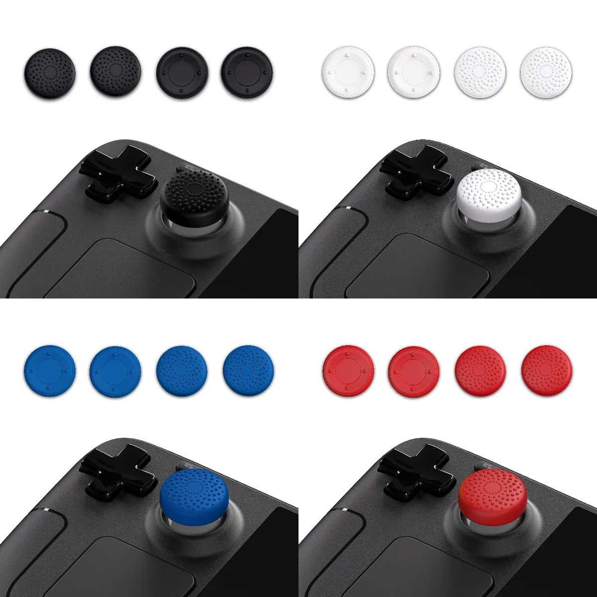 Steam Deck & PS Portal Thumb Grips - Raised Dots & Studded Design ...