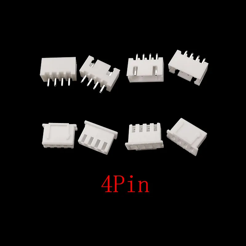 2024 JST XH 2.54mm 2/3/4/5 Pin Connector Kit, White Housing Male Female Plug Socket Wire ...