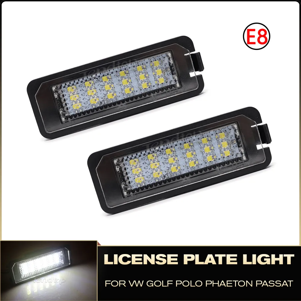 LED Car Badge 2X LED License Plate Light, Universal License Plate Light ...