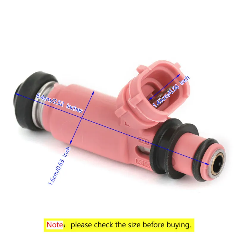 DHgate.com:565ccNew Pink Fuel Injectors, Set of 6, for Subaru STI WRX ...
