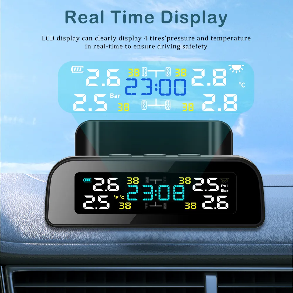 DHgate.com:Upgraded CODASH TPMS Tire Pressure Sensor System - External ...