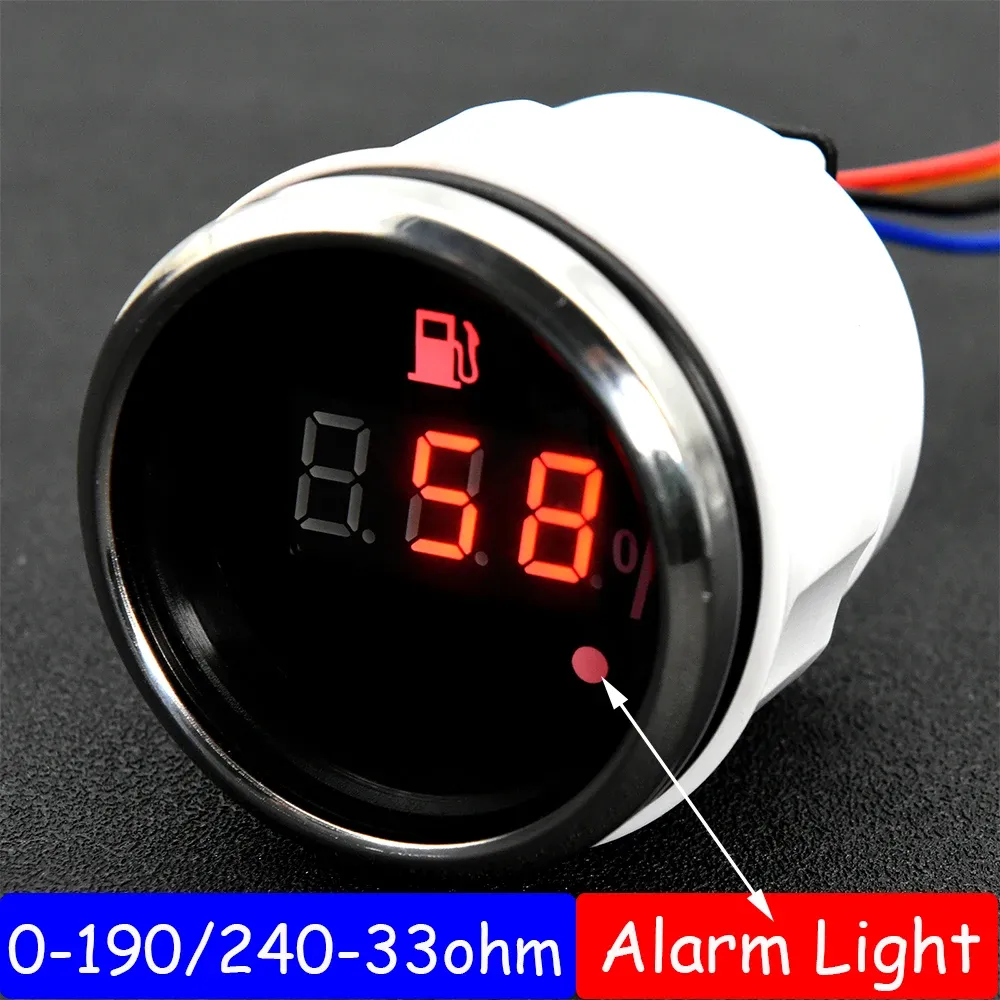 IP67 Waterproof 0-190 Ohm Fuel Level Sensor with Alarm - Marine RV ...