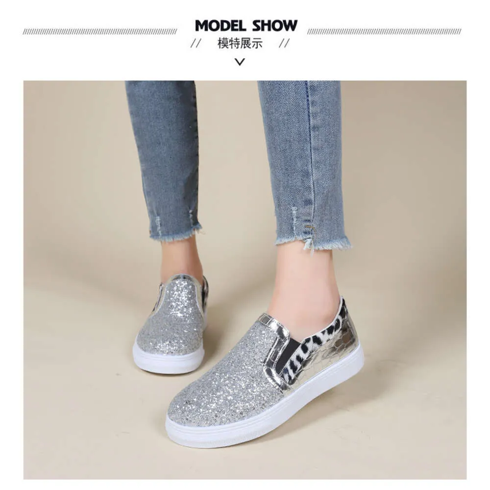 Sequin Accent Comfort Flats: New Spring/Autumn Women's Elastic Slip-Ons ...