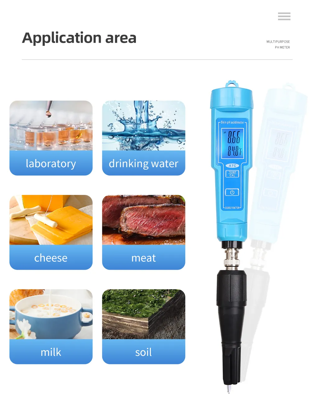 2024 Pro Digital PH Meter - Automatic Calibrating Temp Acidimeter Water ...