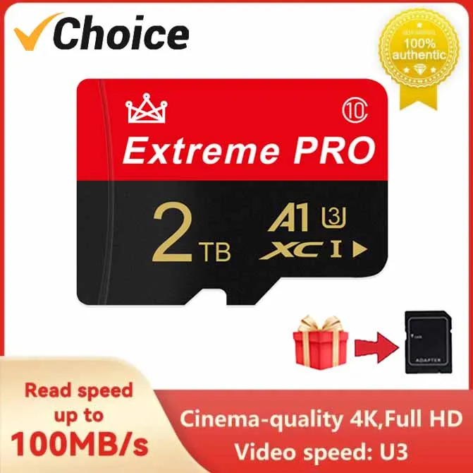 DHgate.com:2TB MicroSD Card for Switch/Camera/Drone: 4K HD Video, 100MB ...