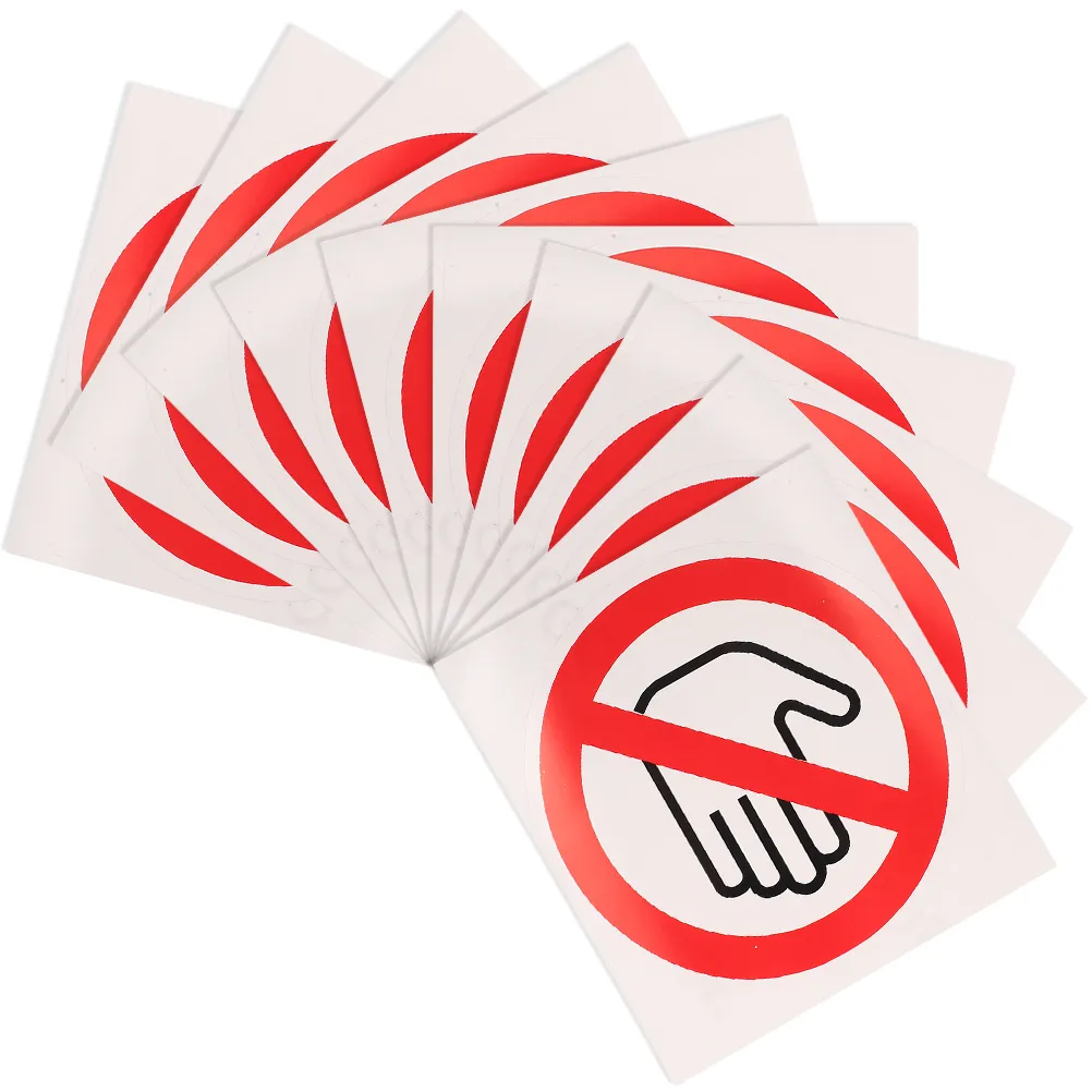 DHgate.com:Automotive Stickers 10Pcs Do Not Touch Safety Labels ...