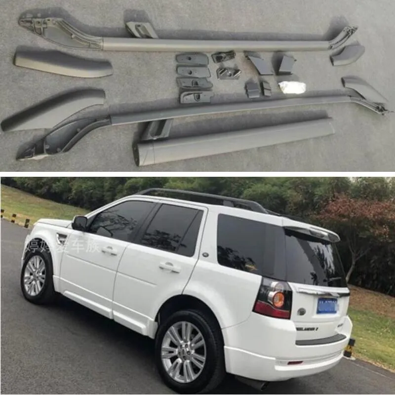 Aluminum Alloy Roof Rack Rails Cross Bars Luggage Carrier for Land Rover Freelander 2 LR2 2004 2024