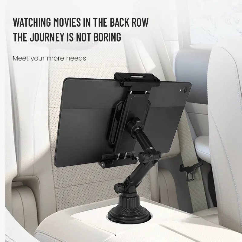 Tablet Car Mount Holder with 360-Degree Adjustable Handle Tilt Bar and ...