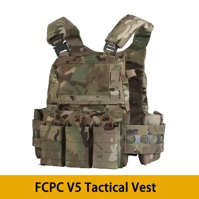 Tactical Police Tac Vest FCPC V5 Iron Oxygen Hunting Board Carrier ...