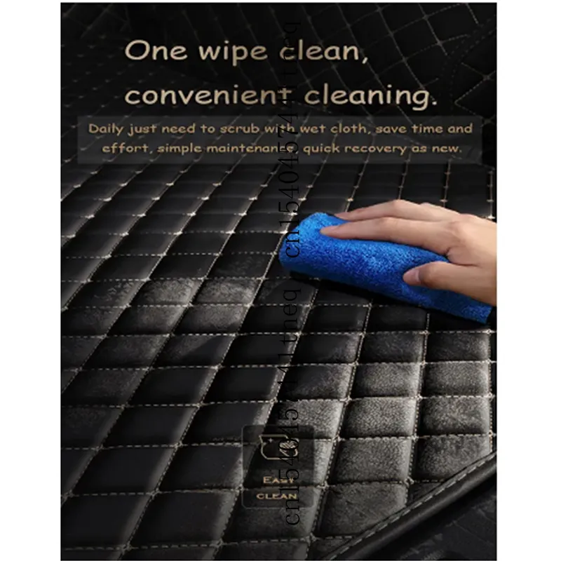 DHgate.com:Custom-Fit Black Leather Car Trunk Mat for BYD TANG TAN EV ...